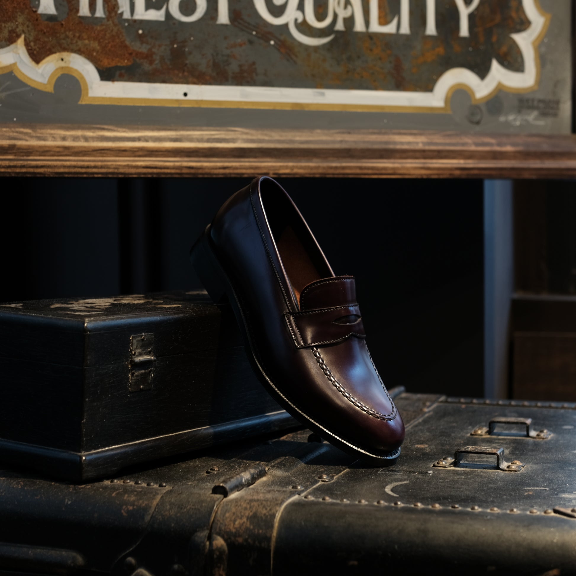 Berwick Calf Unlined Penny Loafer (10029) – Leather Healer
