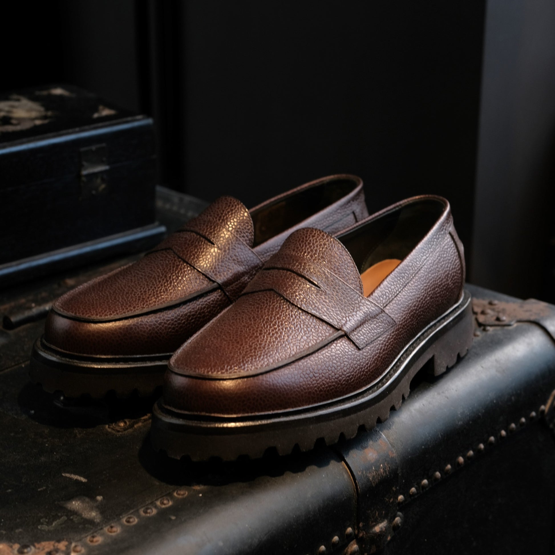 Blackstock & Weber Ellis Penny Loafer Vibram 1757 (Chocolate) – Leather ...